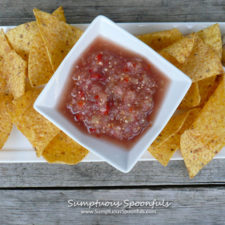 Purple Tomatillo Salsa Fresca | Sumptuous Spoonfuls