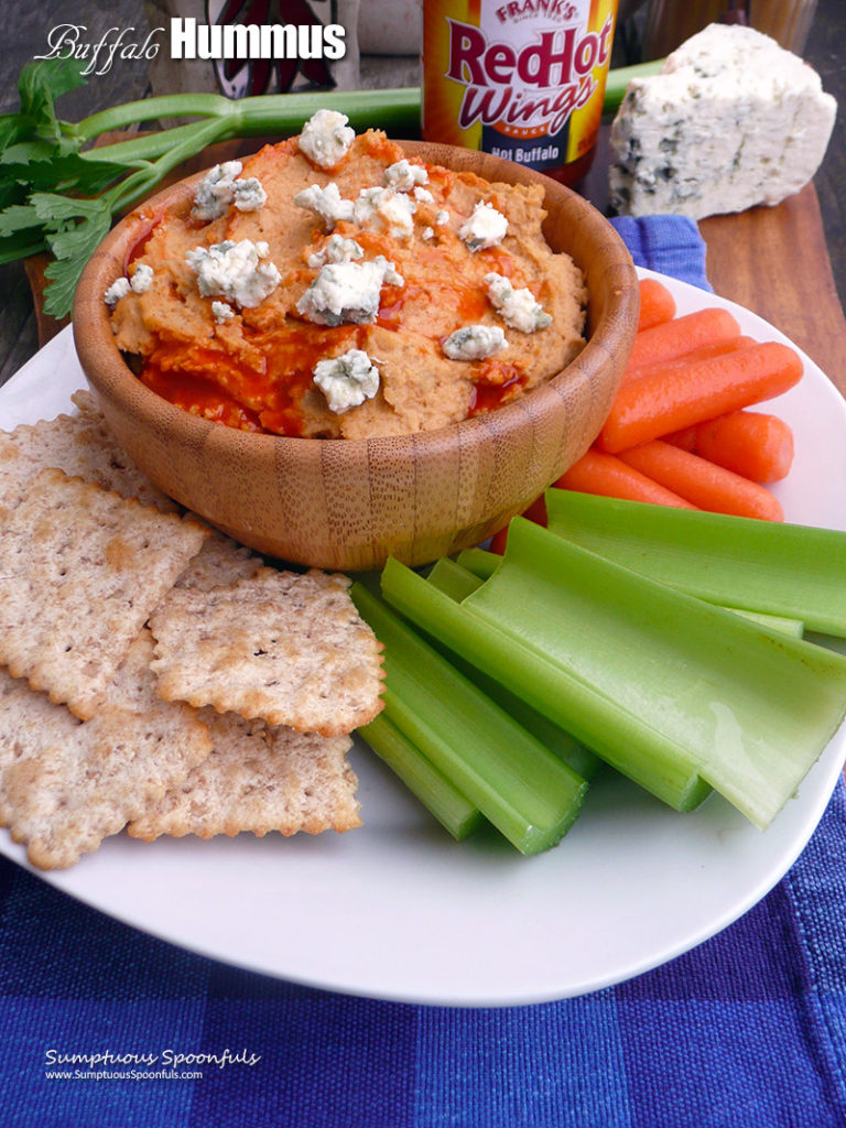 Buffalo Hummus | Sumptuous Spoonfuls