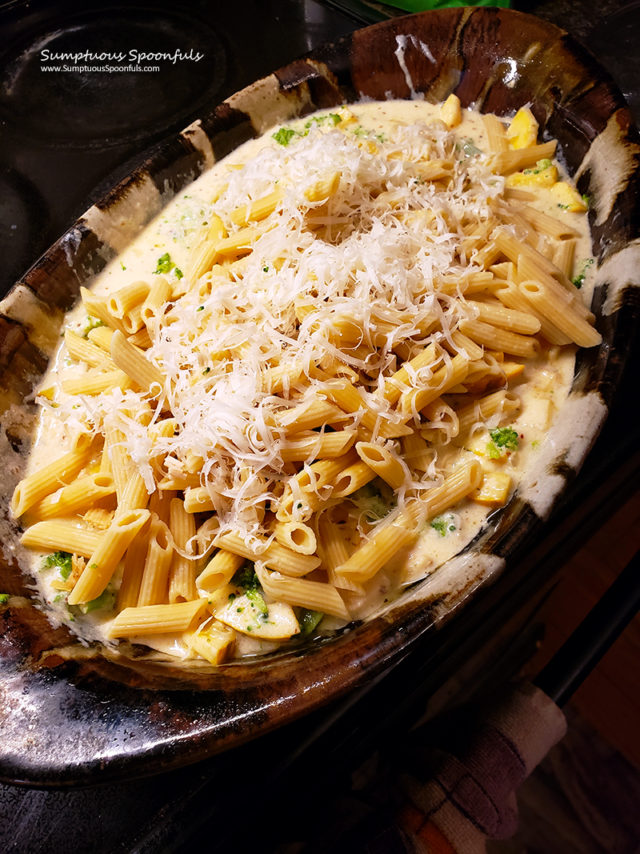 Giada's Baked Penne with Squash (light but luxurious) | Sumptuous Spoonfuls