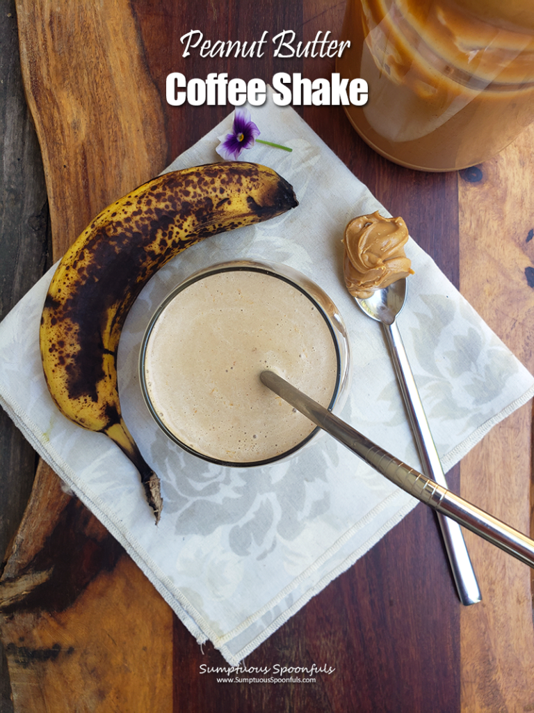 A Deliciously Cool Way to Wake Up: PB Coffee Shake | Sumptuous Spoonfuls