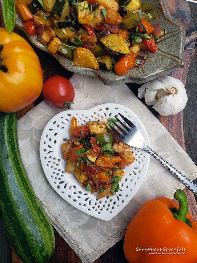 Simple, Rustic & French: Roasted Ratatouille | Sumptuous Spoonfuls