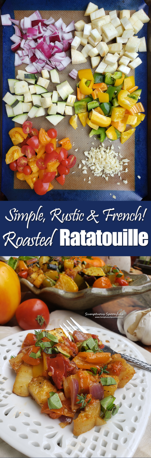 Simple, Rustic & French: Roasted Ratatouille | Sumptuous Spoonfuls