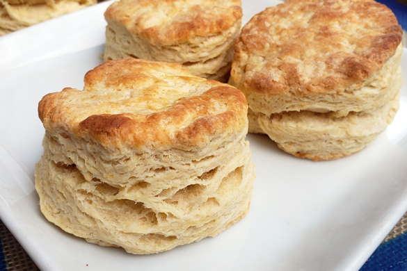 Fluffy Pillow Cornmeal Biscuits | Sumptuous Spoonfuls