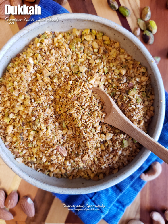 Dukkah: a delightfully easy Egyptian nut/spice blend | Sumptuous Spoonfuls