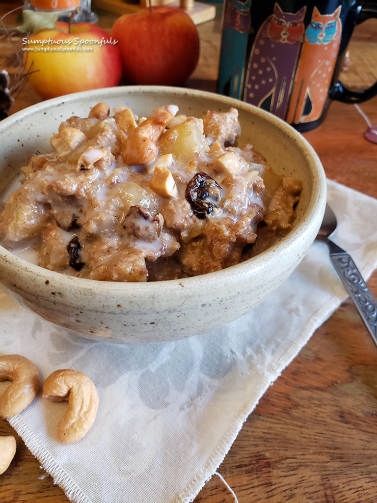 Hot Apple Porridge (Grain free, Dairy free, Gluten free) | Sumptuous ...