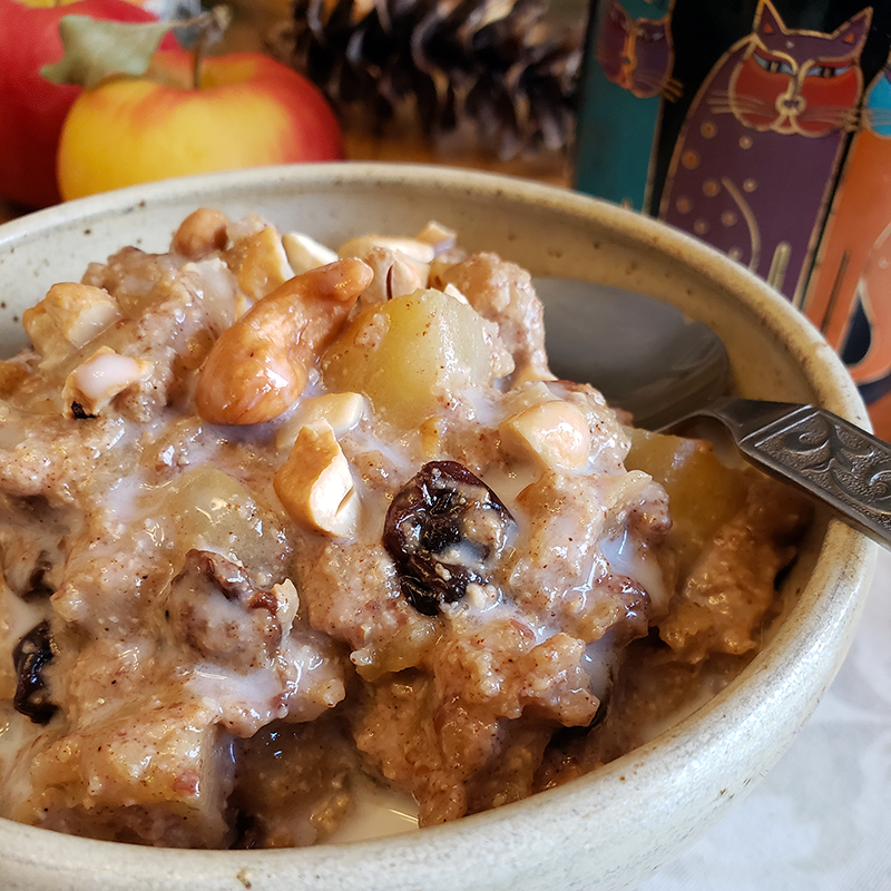 Hot Apple Porridge (Grain free, Dairy free, Gluten free) | Sumptuous ...