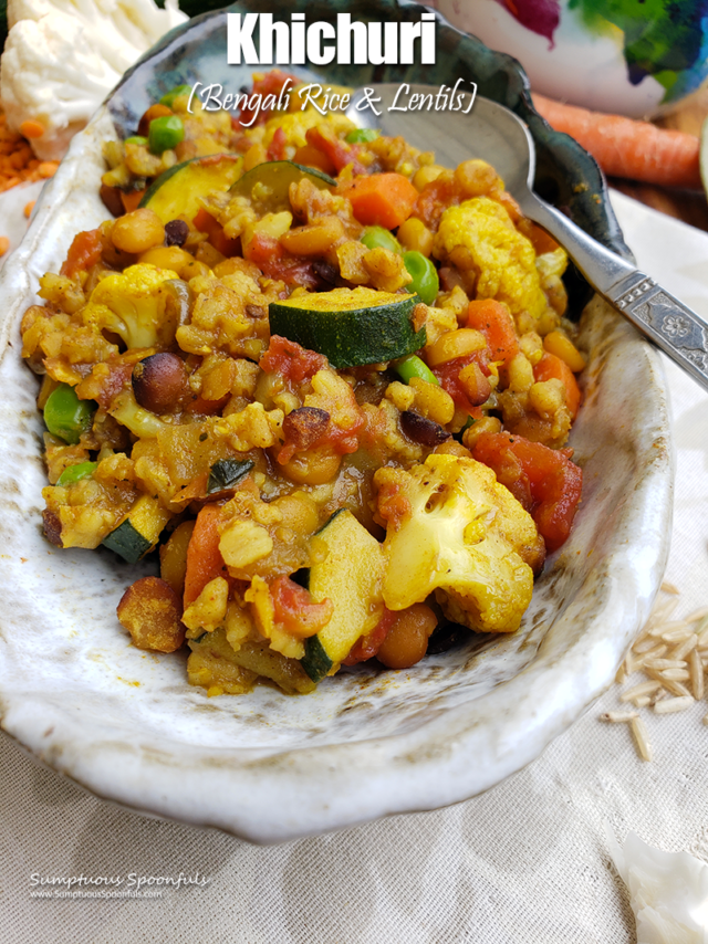 How to Make Khichuri with Brown Rice (Bengali Rice & Lentils ...